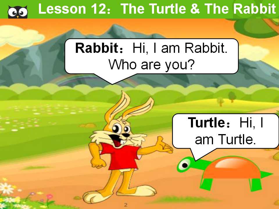 YOKITALK: LESSON 12: THE TURTLE AND THE RABBIT