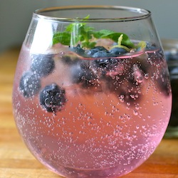 Blueberry Vodka Soda | Fun and Easy Baking
