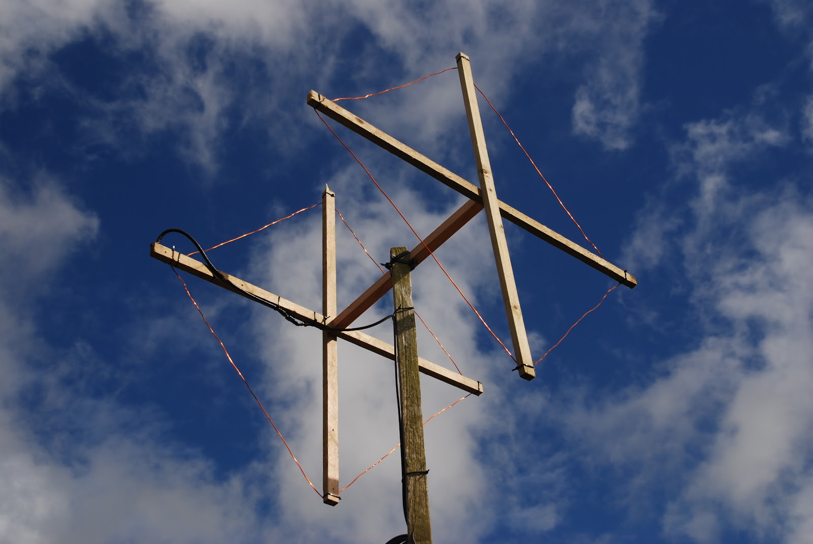 Real-World Amateur Radio: An 11dBi 2m Quad Beam for £8