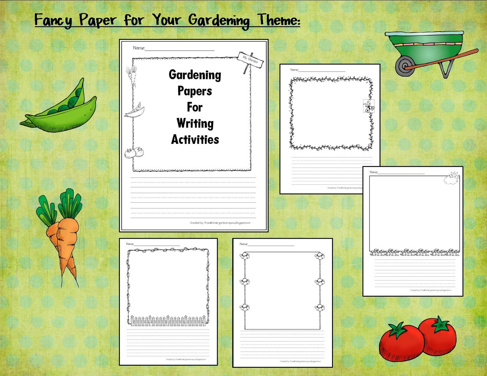 Kindergarten Crayons: What Would "Fancy Nancy" Say About This Paper?