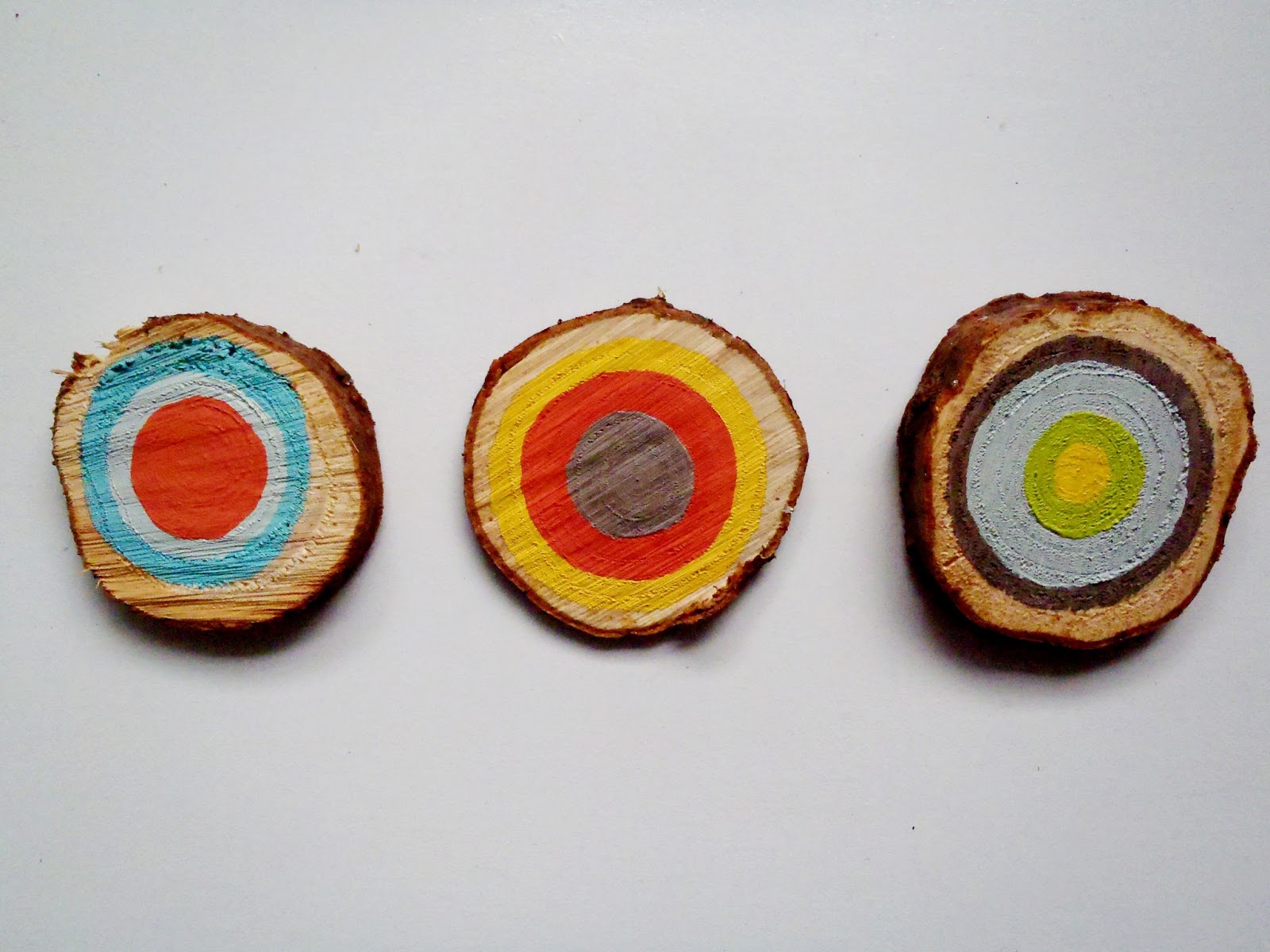 DIY Painted Tree Rings – Turning It Home