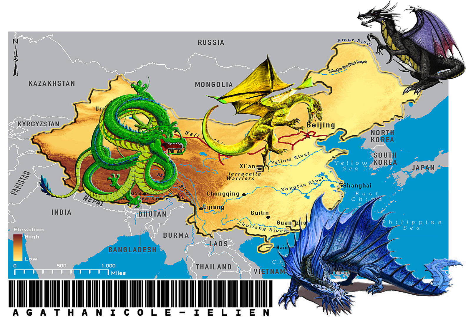 KISAH EMPAT NAGA YANG BAIK HATI - ASAL USUL 4 SUNGAI BESAR DI CHINA ...