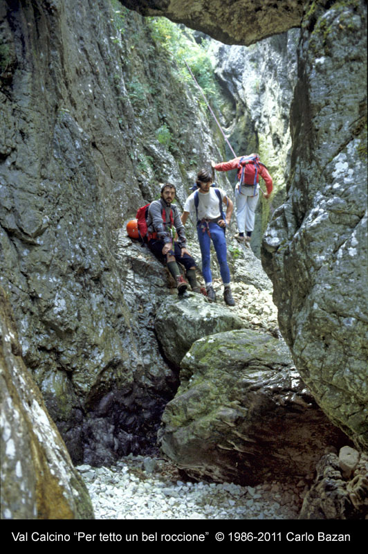 Val Calcino: Discesa della Val Calcino nel 1986, di Carlo Bazan e ...