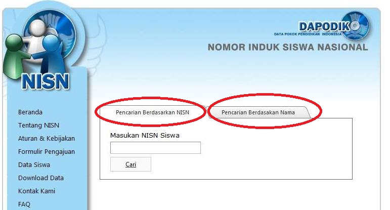 MARI BELAJAR: Cara mencari NISN Nomer induk siswa Nasional