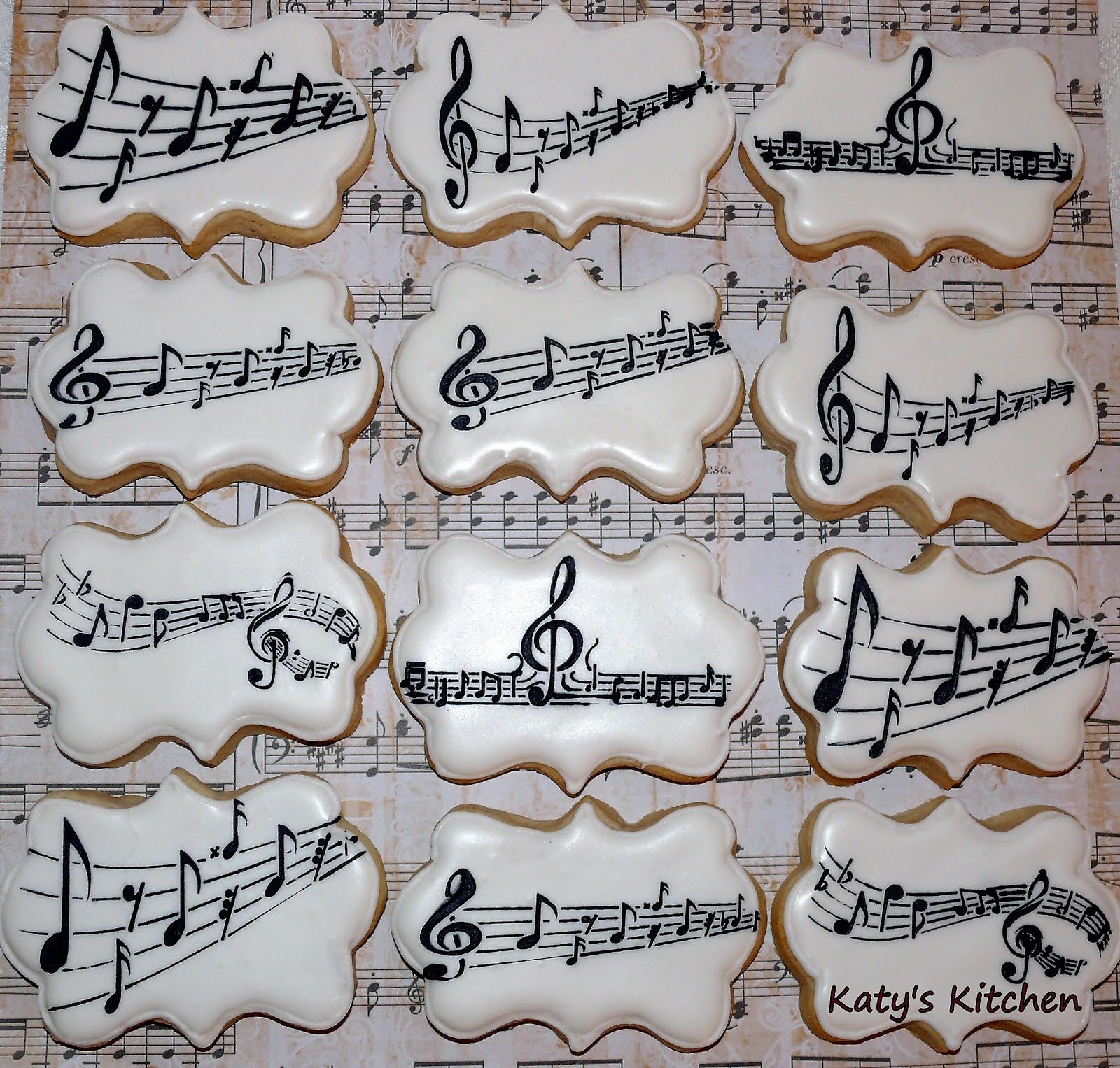 Katy's Kitchen: Music Cookies