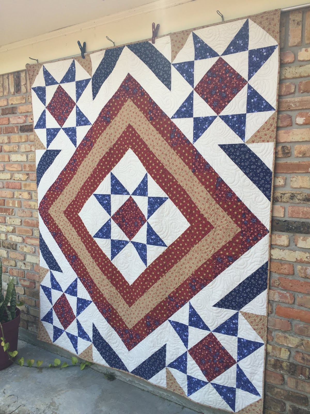 L' FAIR QUILTS: Quilt of Valor, Stars Over Scott