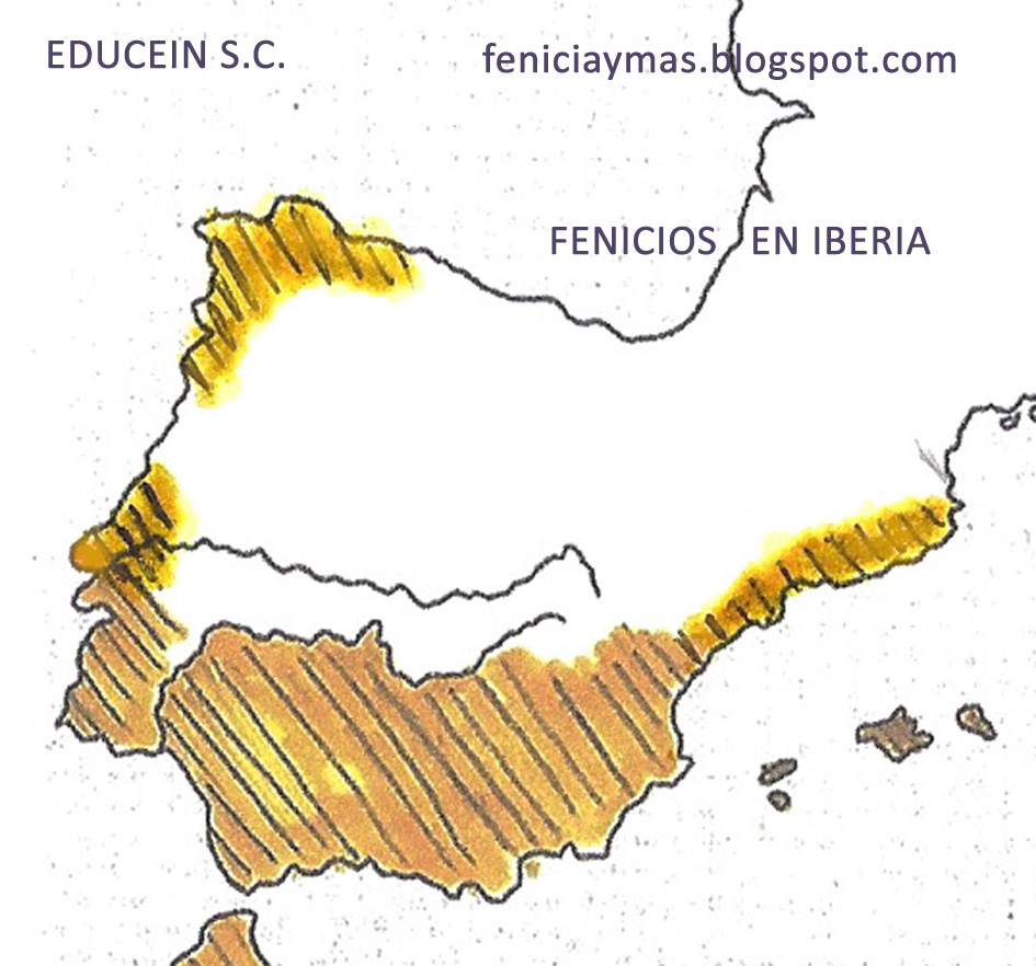 Ubicación geográfica de los fenicios. Asentamientos, Expansión, Rutas ...