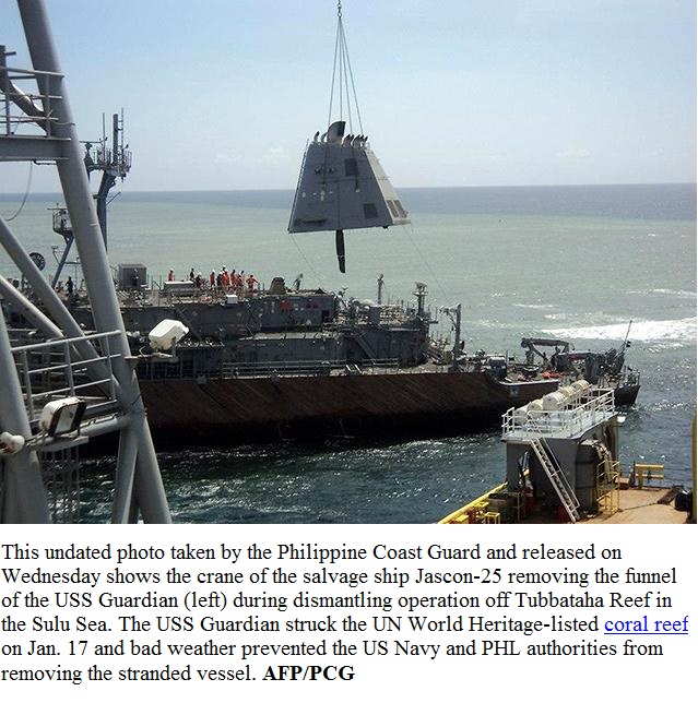 Em Esber Blog 2: USS Guardian grounded at Tubbataha Reef