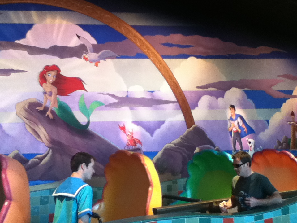 Sea Glass Hearts: Little Mermaid ride Sneak Preview