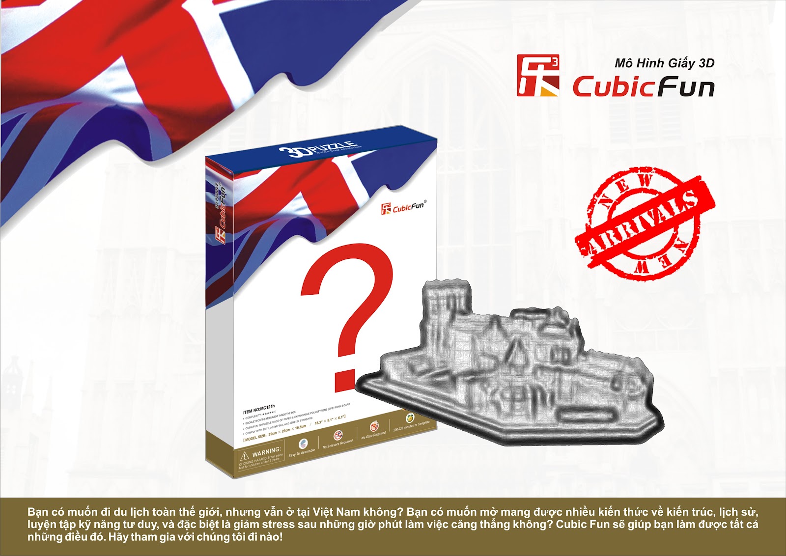 CUBIC FUN | KIẾN TRÚC ĐỒ CHƠI: Đố vui có thưởng về sản phẩm mới Cubic Fun