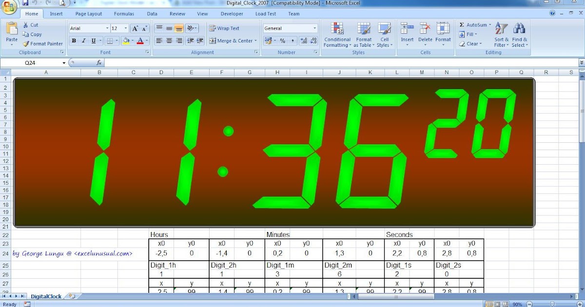 Microsoft Excel: Trik Membuat Jam Digital di Microsoft Excel