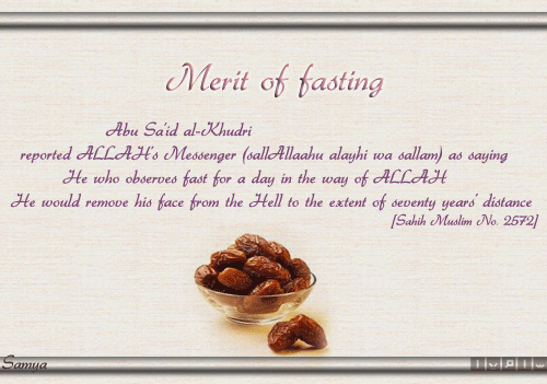 SemYã: The value of fasting on Mondays, Thursdays and three "white days"