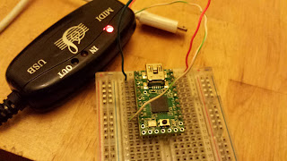 little-scale: Connect Samsung Galaxy S4 to Teensy via MIDI