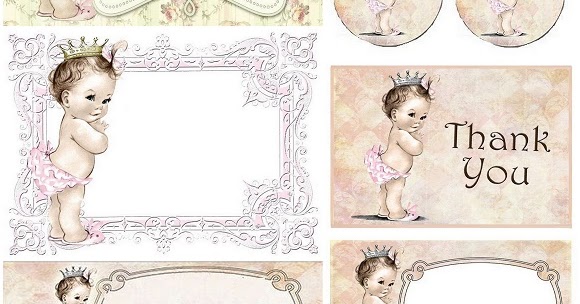 Lovely Baby Girl: Free Printable Kit. - Oh My Baby!