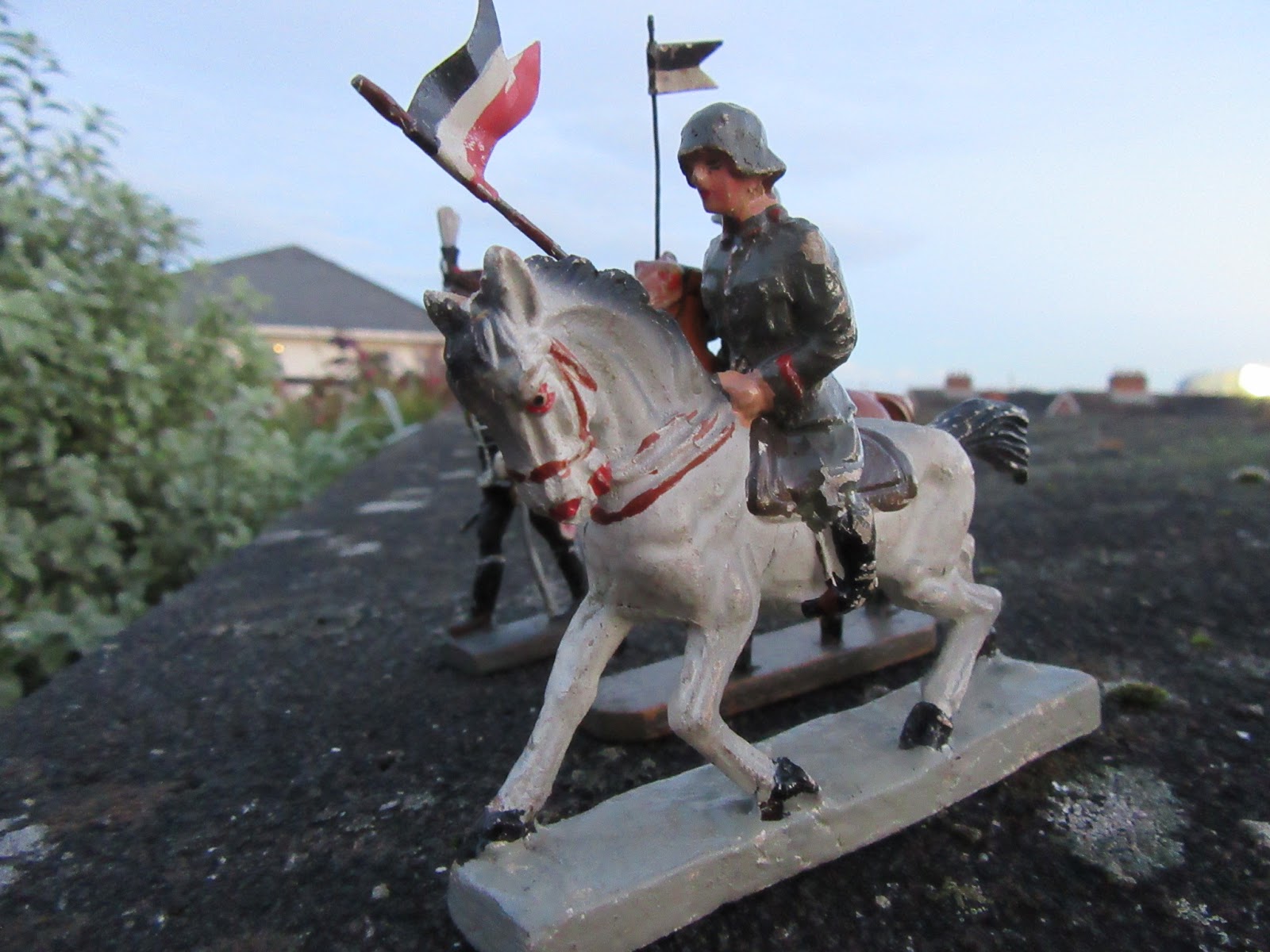 Toy soldiers and real battles: A German (uhlan) lancer night watch was ...