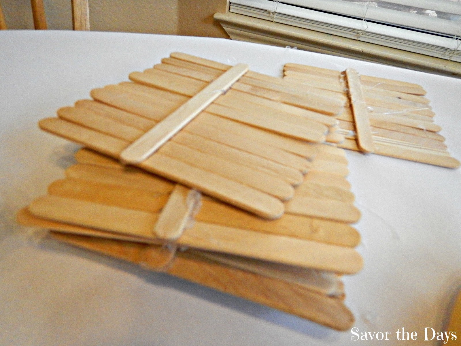 Fort Made From Popsicle Sticks