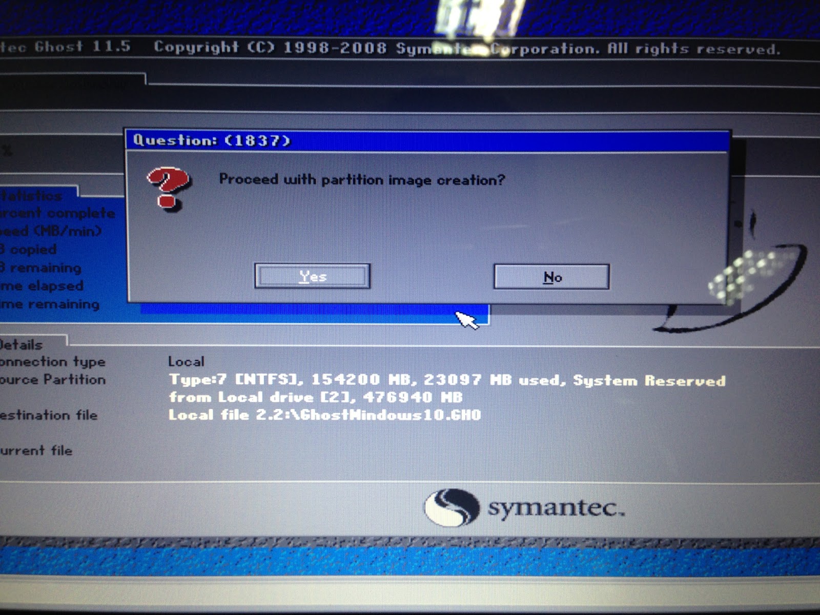 วิธี ghost partition to image - IT Bolt
