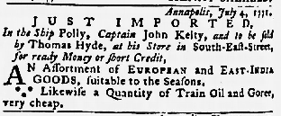 British Tars, 1740-1790: John Kilty's Runaways