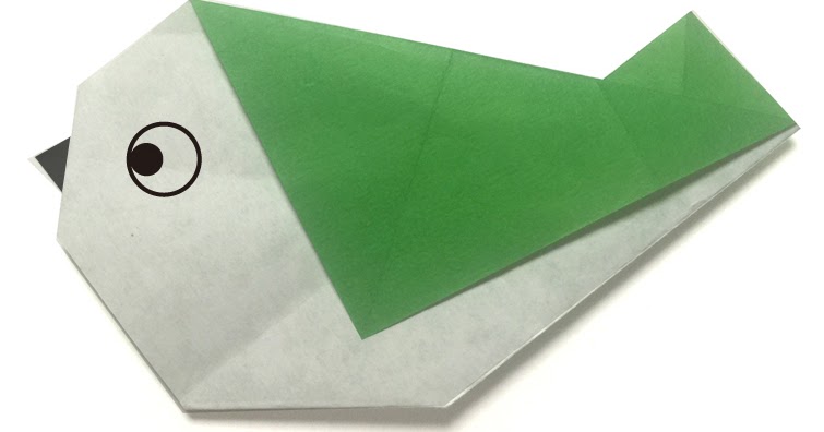 Origami A Nightingale - Easy Origami instructions For Kids