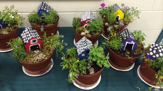 that artist woman: Mini Gardens with Students