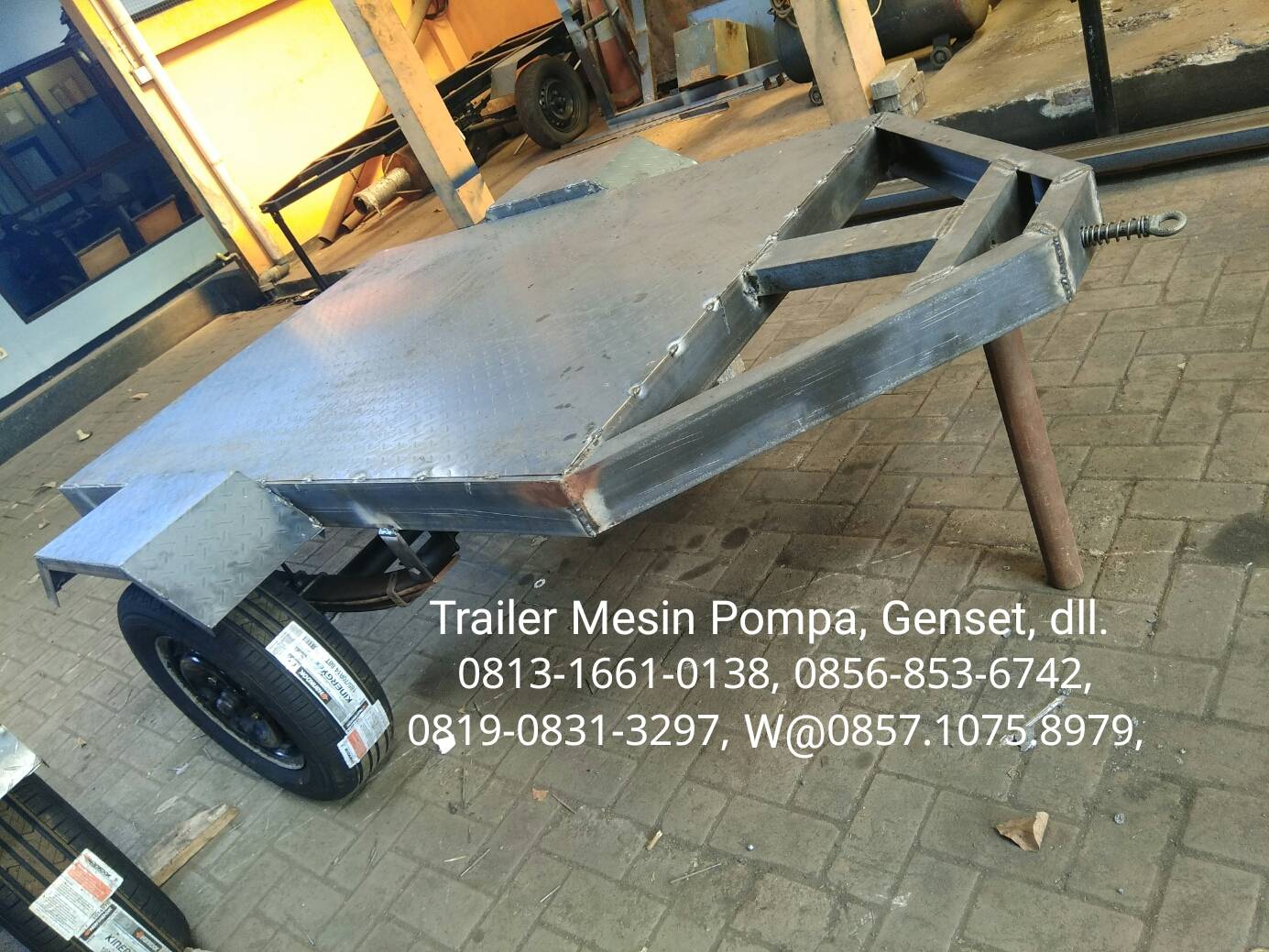 tangkisolarmurah.blogspot.com: JUAL TRAILER GENSET TRAILER MESIN POMPA ...