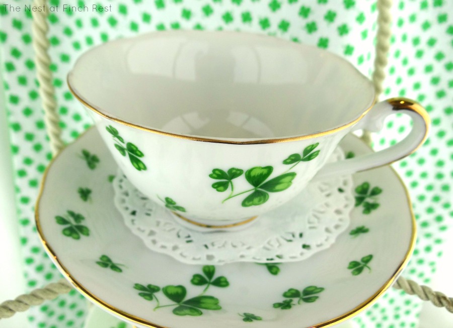 The Nest at Finch Rest: Shamrock Tea Cups Collection