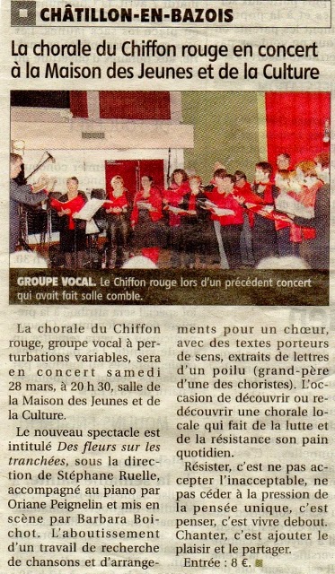 LE CHIFFON ROUGE: Revue de presse