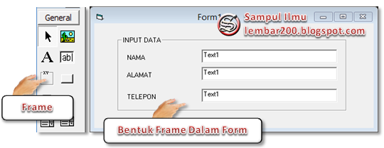 Cara Menggunakan Frame Di Visual Basic - Sampul Ilmu