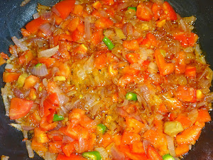 Veg Indian Cooking: Kamal Kakdi Ki Sabzi (Seyal Bhee Patata)