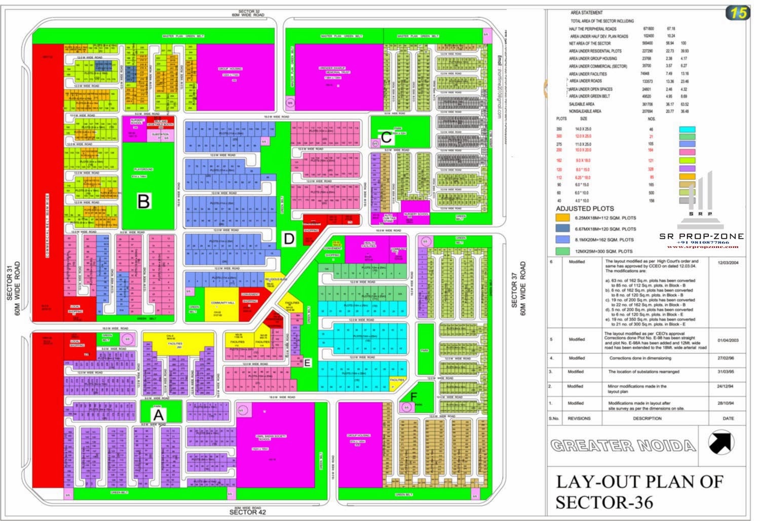 Layout Plan of Sector-36 Greater Noida HD Map Layout Plan of Sector-36 Greater Noida HD Map