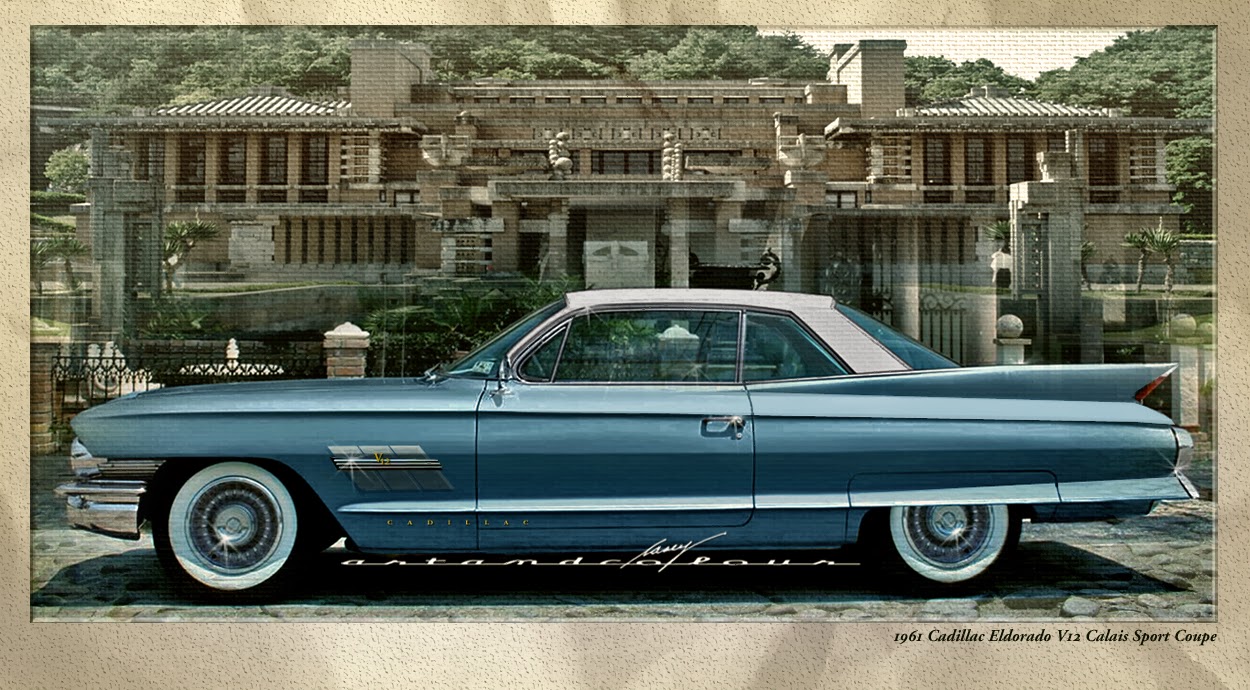 casey/artandcolour/cars: 1961 Cadillac Eldorado Calais V12 Sport Coupe