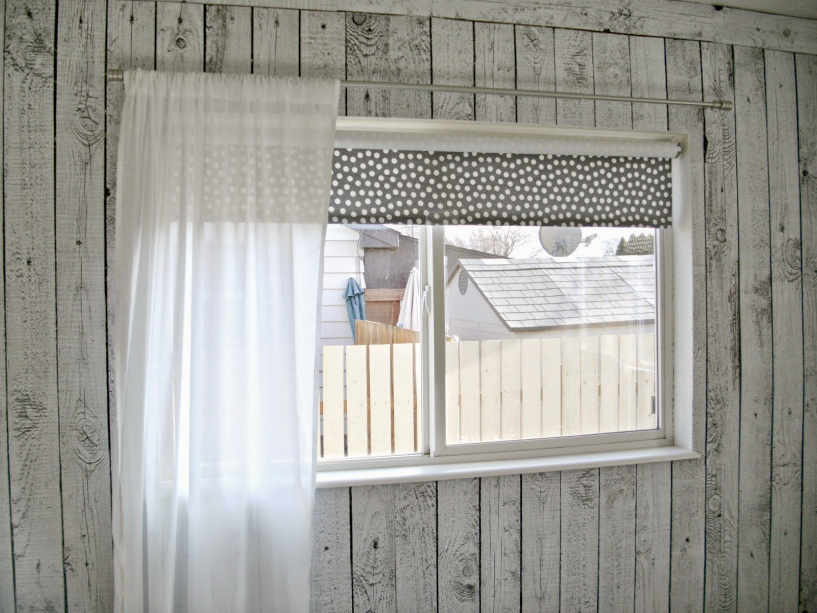 Master Bedroom Redo - Inexpensive Window Coverings - Little Vintage Cottage