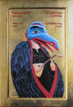 Indigenous Jesus: Raven Icon