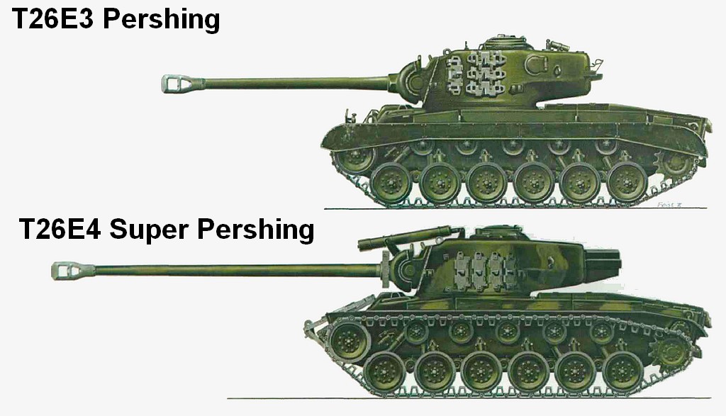 Super Pershing Tank Blueprints