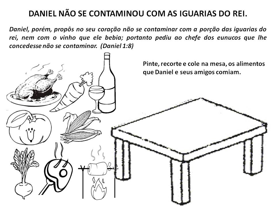 Escola Bíblica: Atividades de Daniel