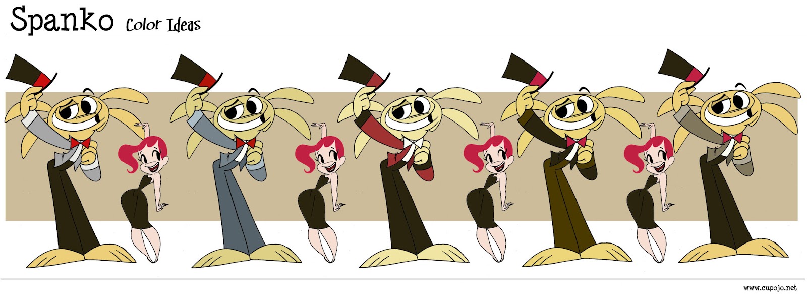 Joanna Davidovich's Art & Animation Blog: Spanko Color Ideas