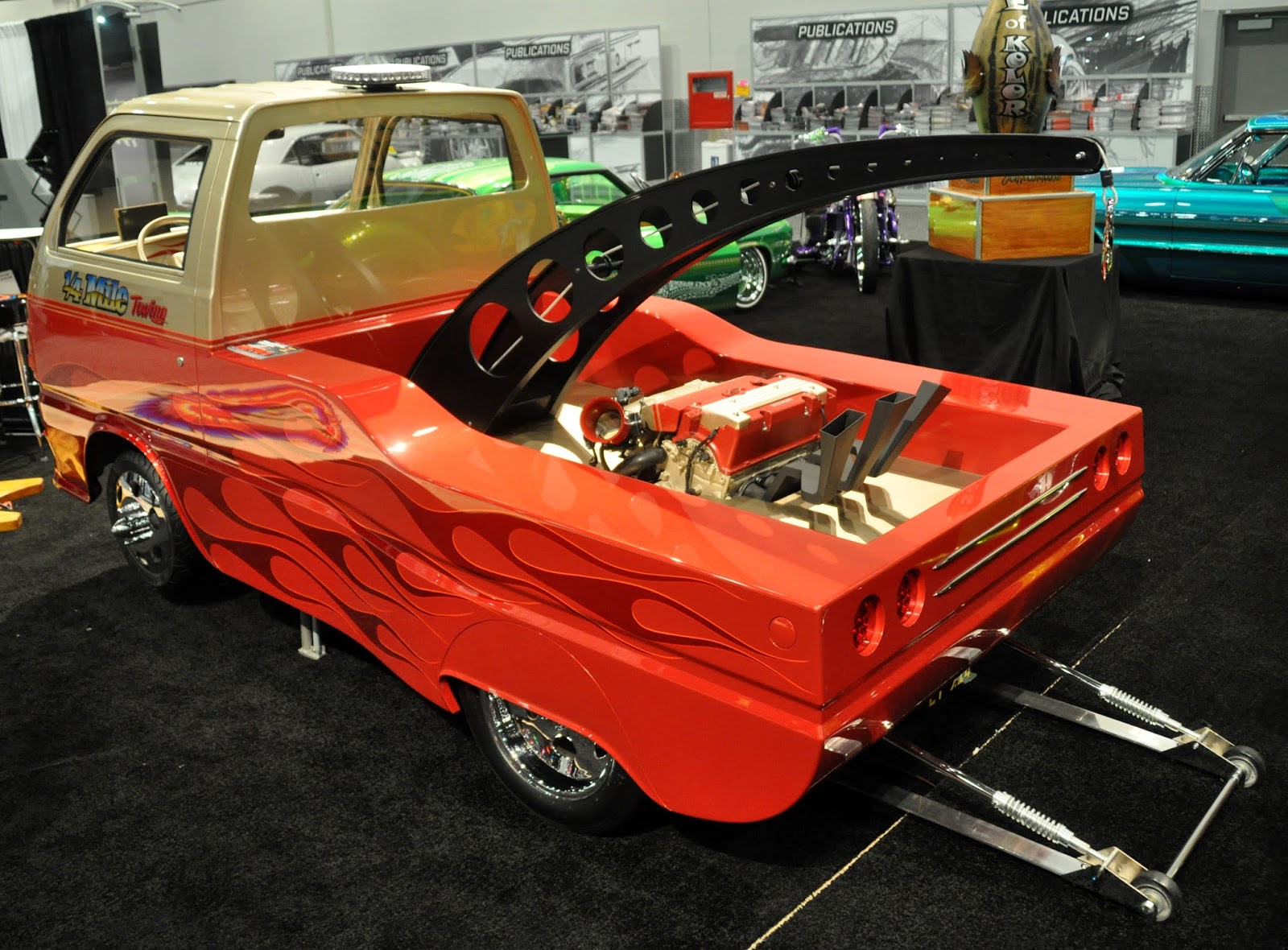 Just A Car Guy: House of Kolor had a cool bowling alley theme to set up ...