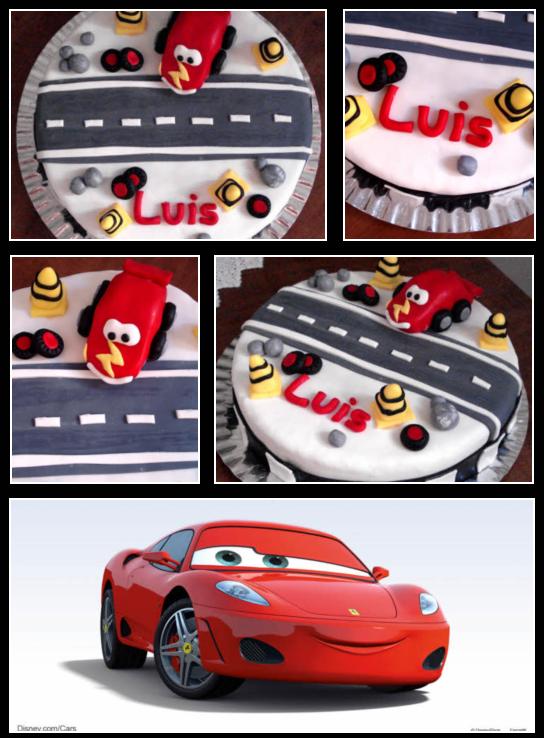 Bugigangas da Marta: Bolo do Cars - Disney