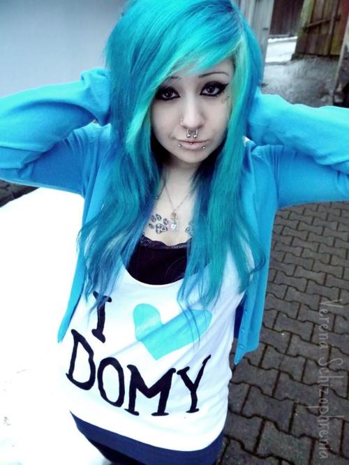 ღCUTE YOUTUBERS EMO SCENEHAIRღ
