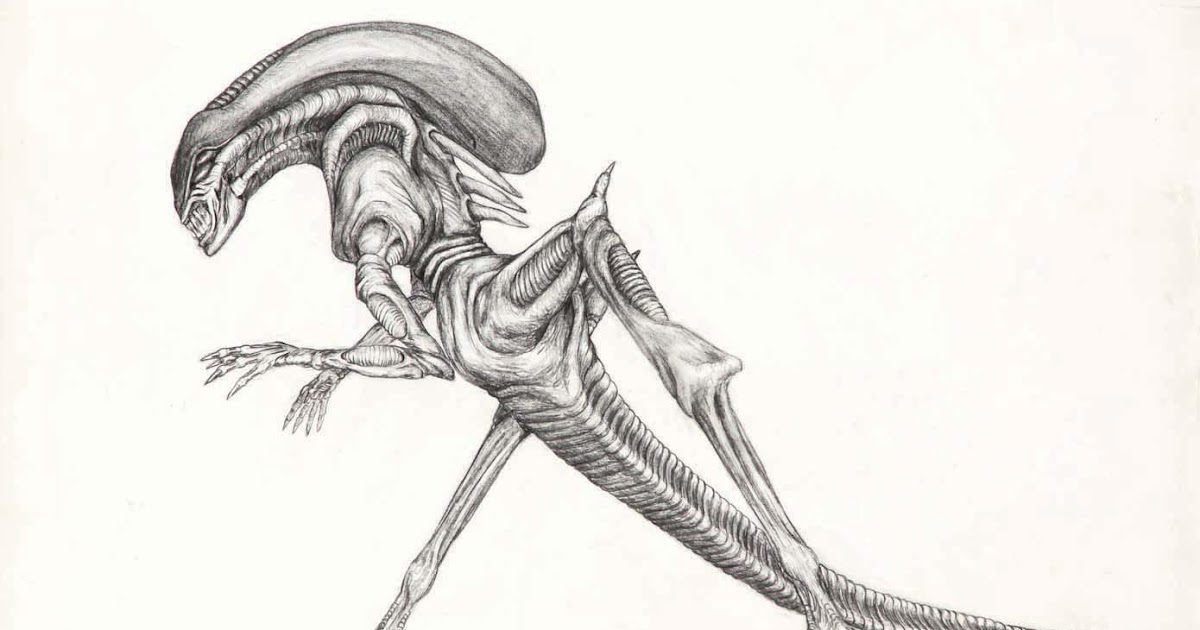 Alien Explorations: Aliens: Early Alien Queen with backwards knee ...