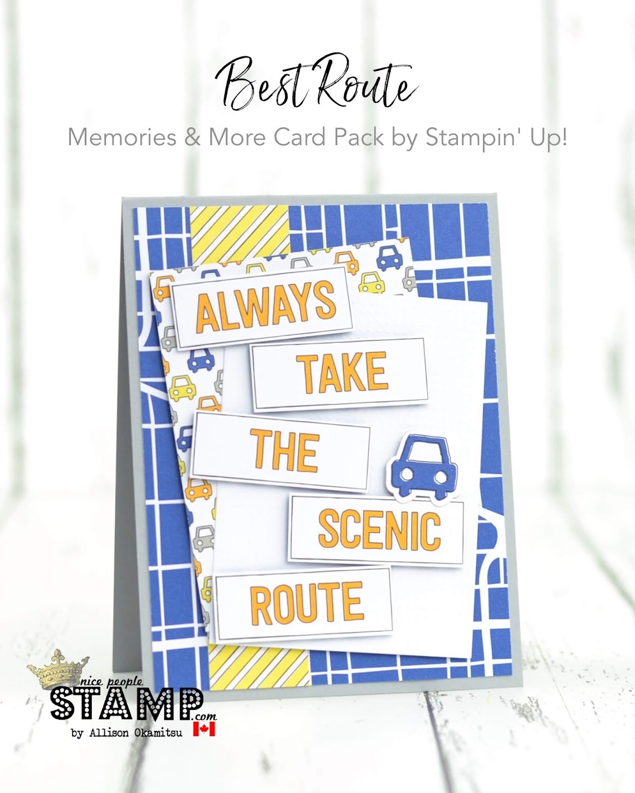 Best Route Card: Tutorial Bundle Blog Hop - Nice People STAMP!