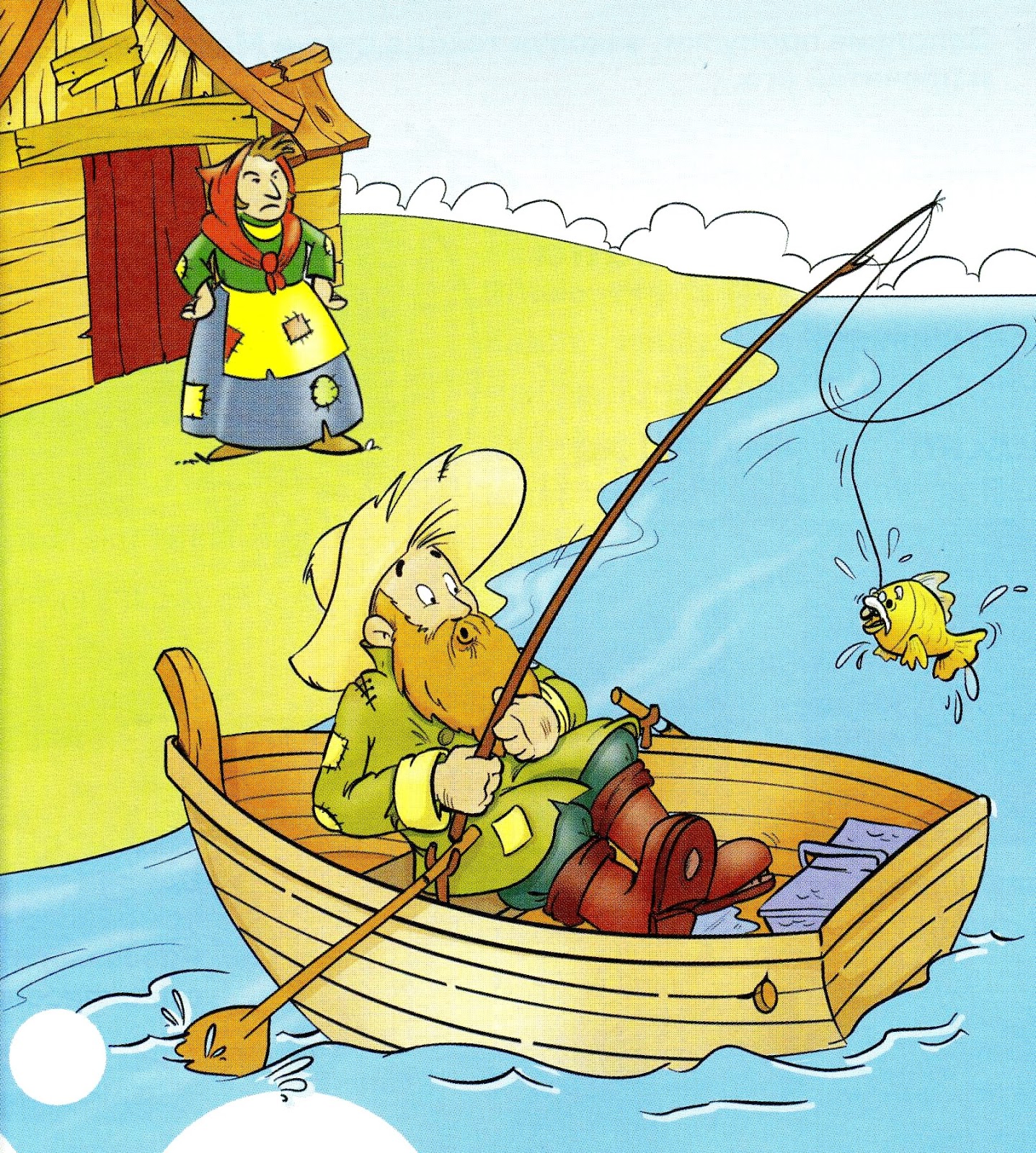 English Fairy Tale: The fisherman and the fish. Part I.