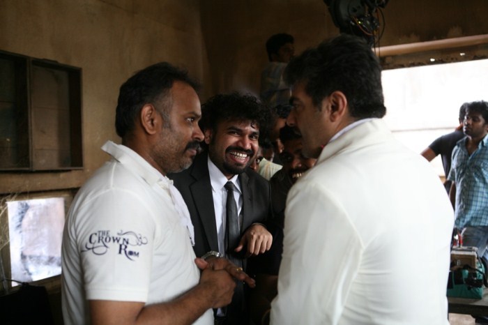 Mankatha Shooting Spot Stills ~ Movie Master Effect