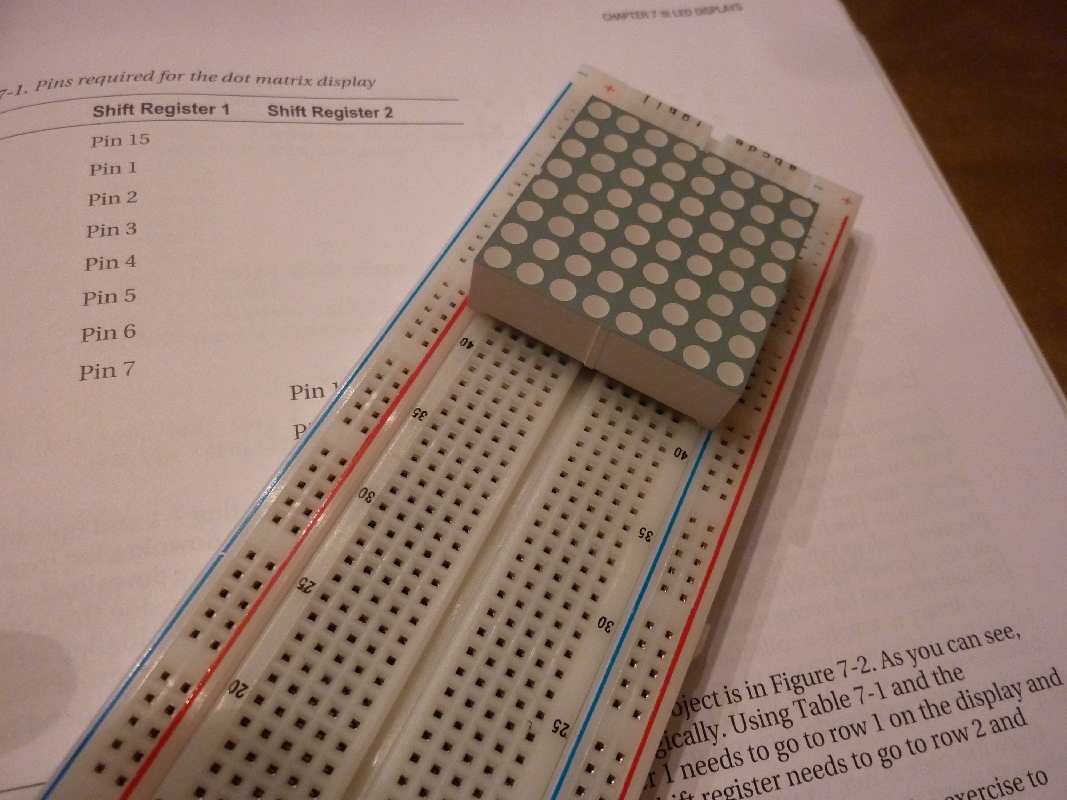 Hands On - Arduino: Project 19 - LED dot Matrix Display - Part 1
