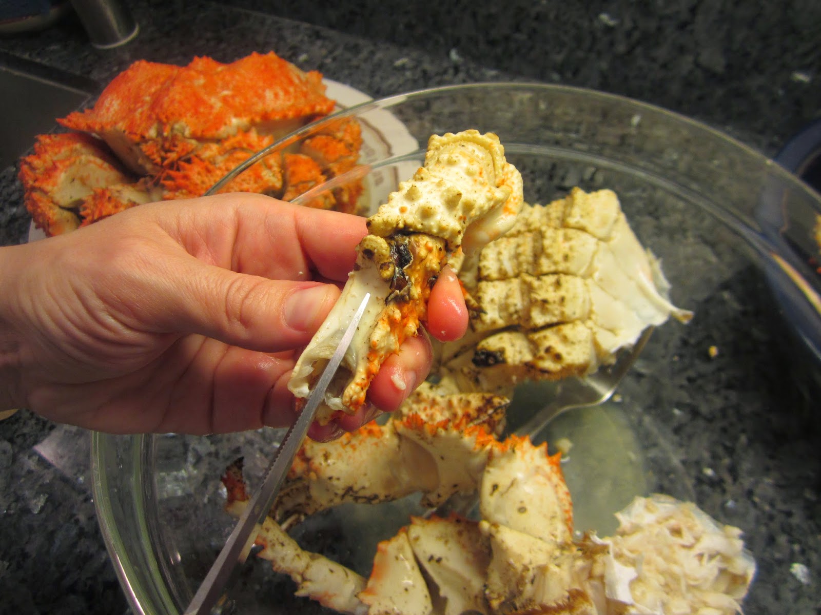 The Backyard Gourmand - San Diego: Box Crabs - Cleaning & Picking 101