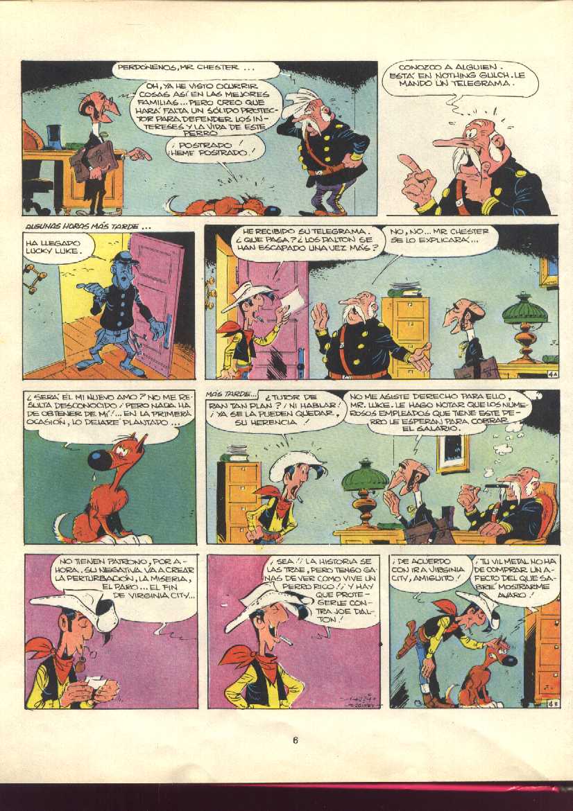 PERROS Y GATOS FAMOSOS: RANTANPLAN, EL PERRO DE LUCKY LUKE COMIC