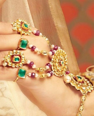 Rajputi Culture: Rajputi jewellery: 'Hathphool'