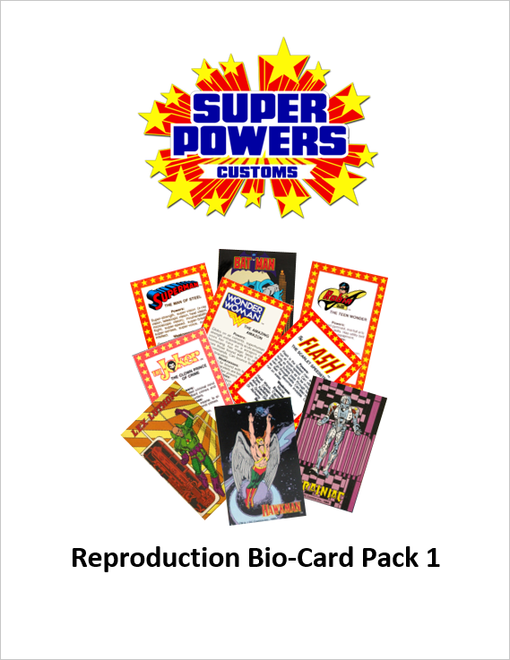 Super Powers Bio-Cards | Weird Fantastic Toy Adventures