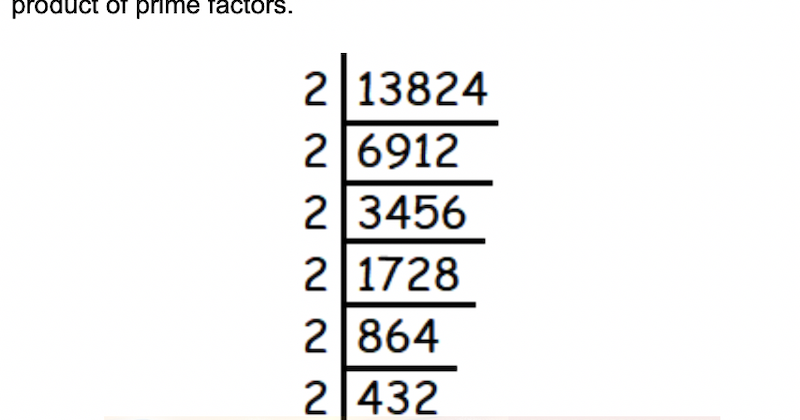 OMTEX CLASSES: If 13824 = 2a × 3b then find a and b.