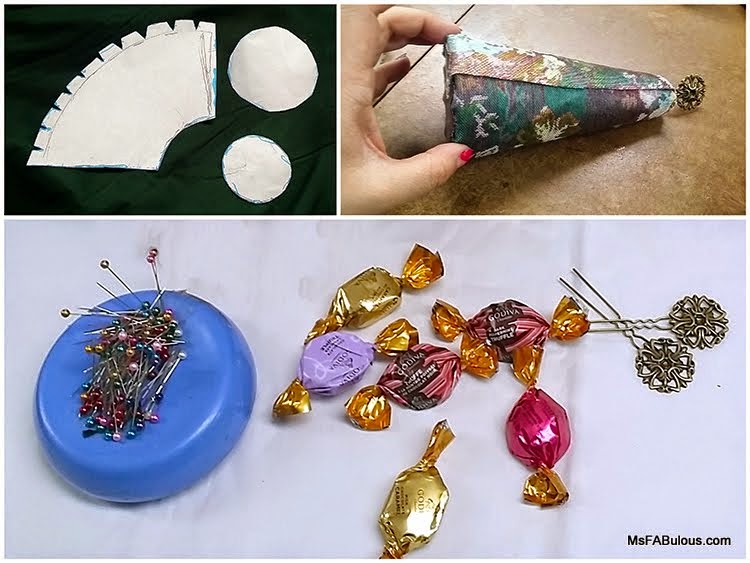 MS. FABULOUS: DIY Christmas Pin Cushion Tree fashion design, indie ...